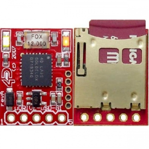 uDRIVE-uSD-G1 - Tiny Embedded DOS micro-DRIVE Module | Famosa Studio